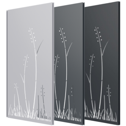 Neu: Vertikale Dekorelemente für Sichtschutzzäune - sperrag